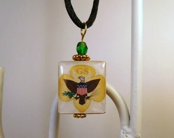 Girl scout charm | Etsy