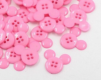 Mickey mouse buttons | Etsy