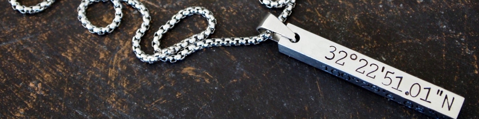 Custom hand stamped jewelry & accessories. by FleurDesignsJewelry