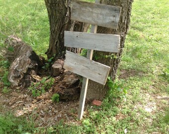 DIY Wood Wedding Sign on Stake Rustic Western by craftmarttexas