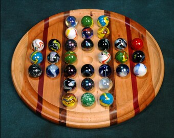 Marble Board Games Handmade Hardwood Board by marbleboardgames