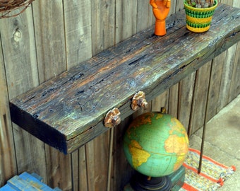 Wood beam table | Etsy