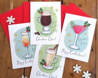 Drink recipe cards | Etsy