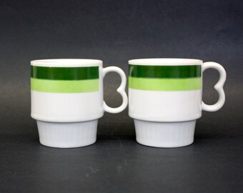 Stack of tea cups | Etsy