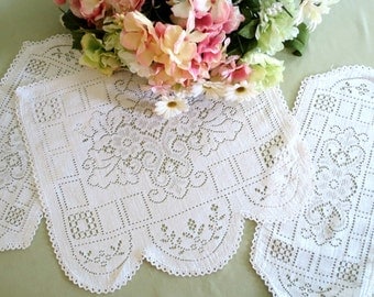 Arm chair doilies | Etsy