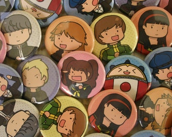 Items similar to 12 one-inch Persona 4 button pins on Etsy