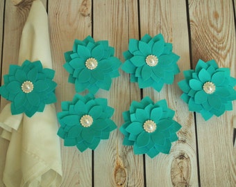 Turquoise napkin | Etsy