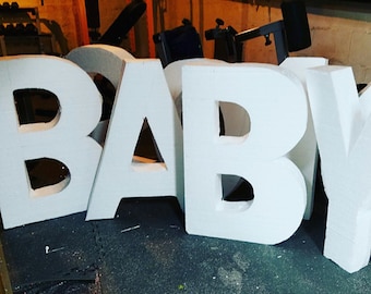 Styrofoam letters | Etsy