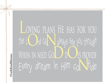 Baby dedication poem | Etsy