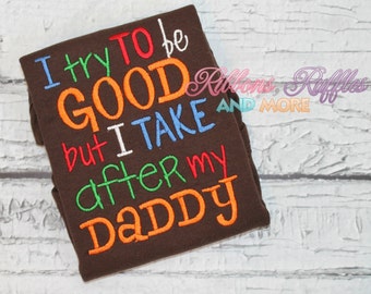 Take after my daddy | Etsy