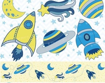 Unique rocket clipart related items | Etsy
