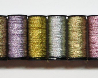 Unique metallic yarn related items | Etsy