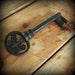 Custom Forged Lock Blacksmith Made Door Lock and Key Hand