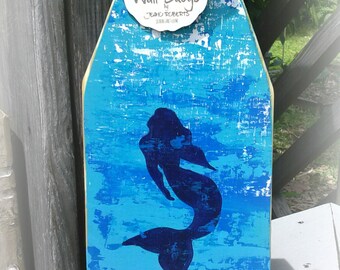 Hand Painted Mermaid Art Buoys and Coastal Home Decor by JeanosArt