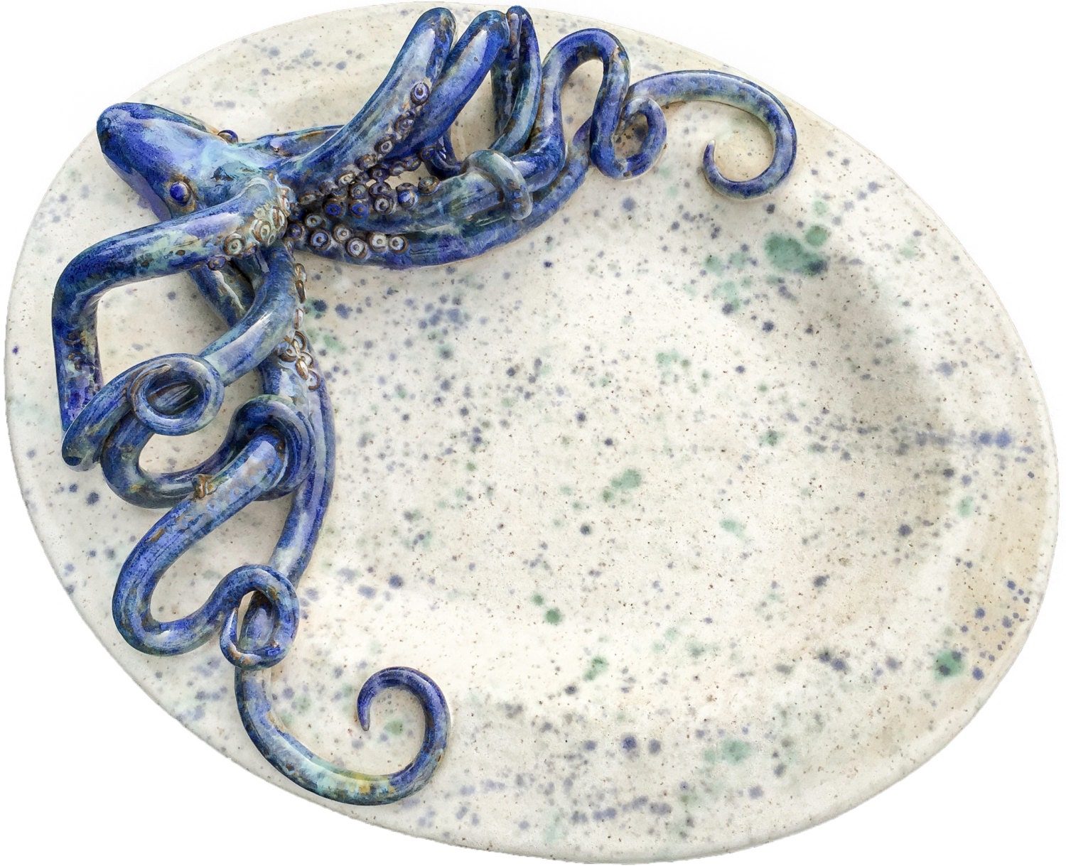 Octopus Platter Stoneware