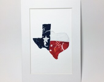 Texas print fabric | Etsy