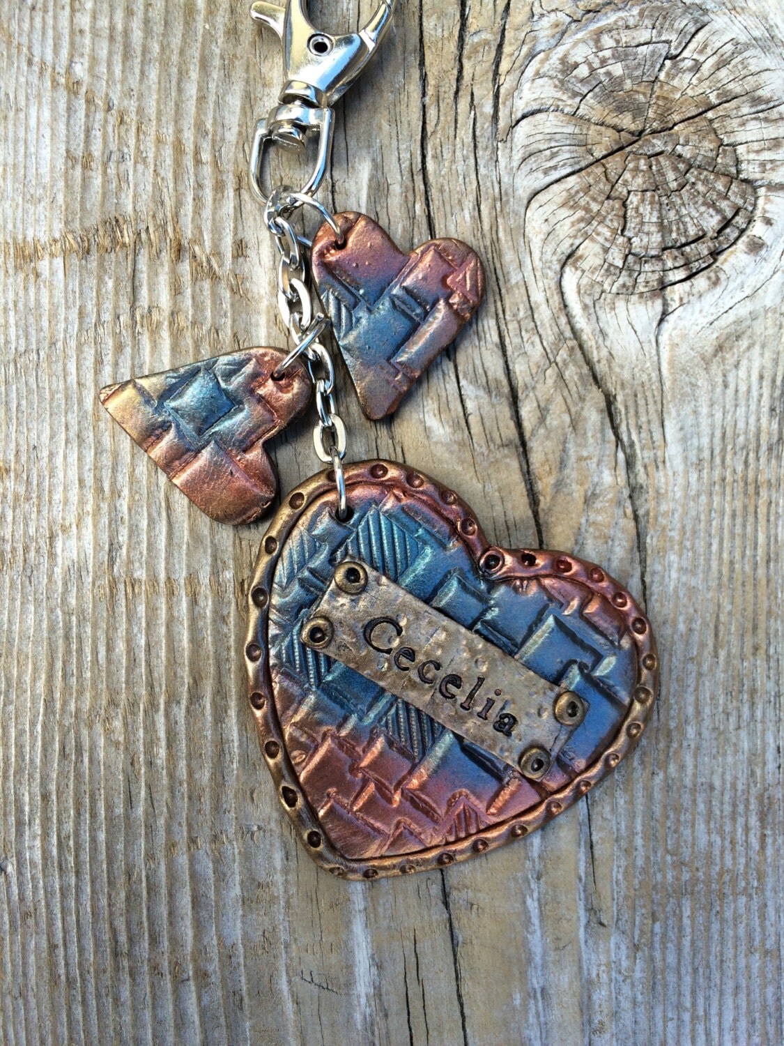 Personalized Polymer Clay Keychain Customized Keychain