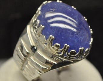 Mens tanzanite ring | Etsy