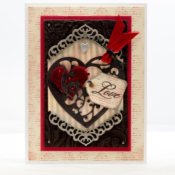 Love, I Carry Your Heart, Handmade Romantic Greeting Card, Special ...