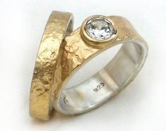 Bridal ring set | Etsy