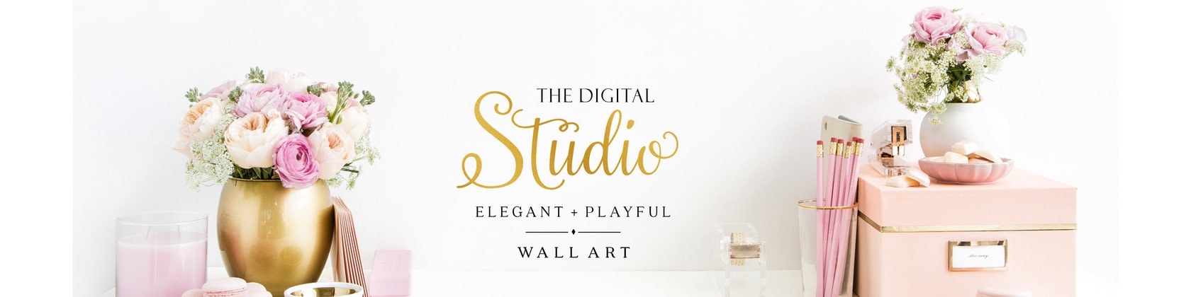 Gold Foil Prints for the Home and Office. by TheDigitalStudio