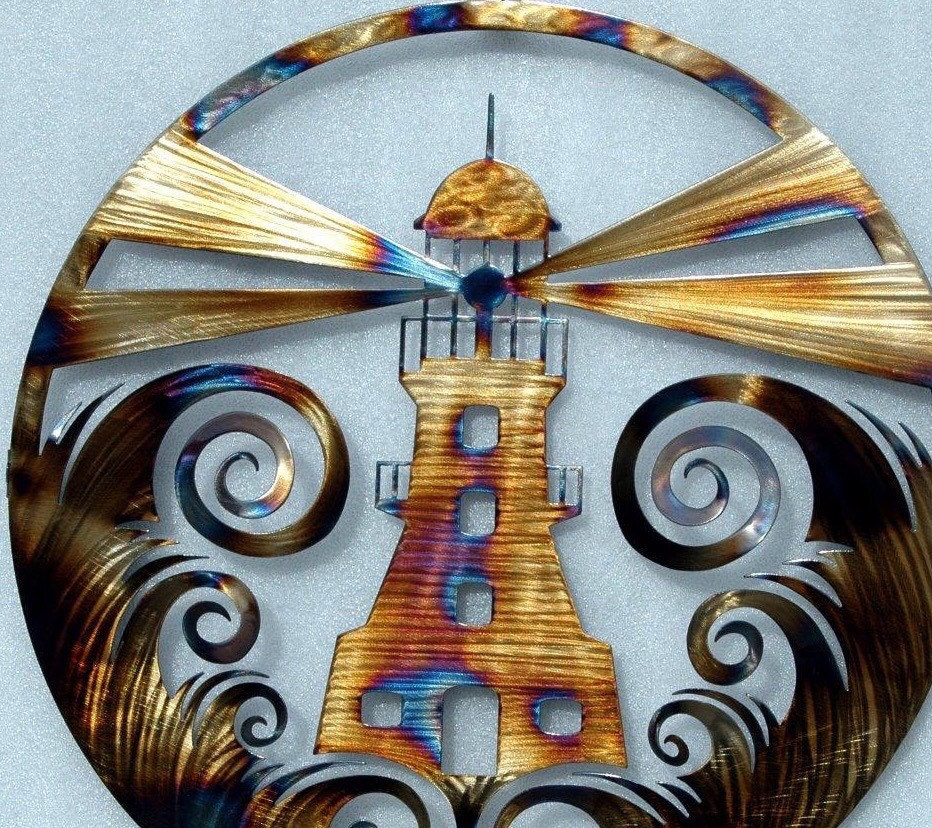 Lighthouse Metal Wall Art Wall Decor