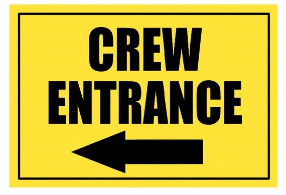 Items similar to Construction Party Sign Crew Entrance Construction ...