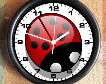 Ladybug clock | Etsy