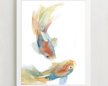 Popular items for koi fish art on Etsy