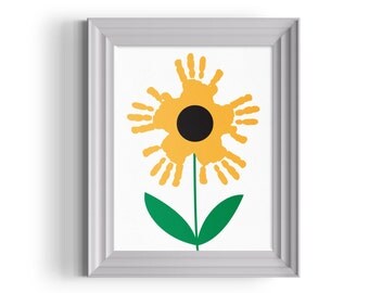 Footprint flower | Etsy