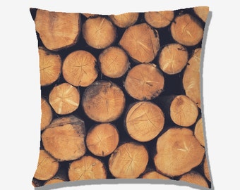 Wood log fabric | Etsy
