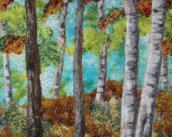 Birch tree fabric | Etsy