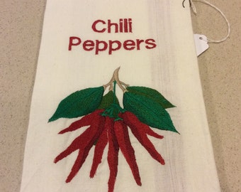 Chili pepper towel | Etsy