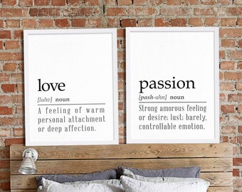 Definition print | Etsy