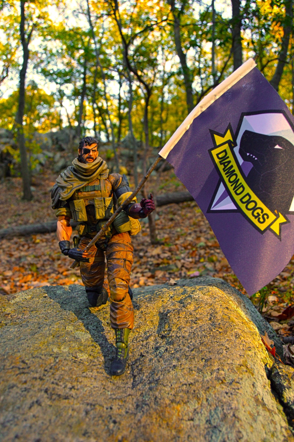 Metal Gear Solid Diamond Dogs Flag Small Flag for your