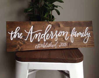 Established sign | Etsy