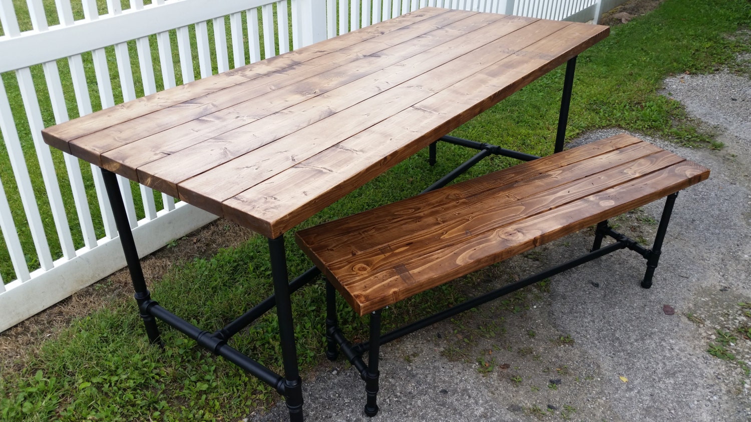 Pipe bench custom sizes