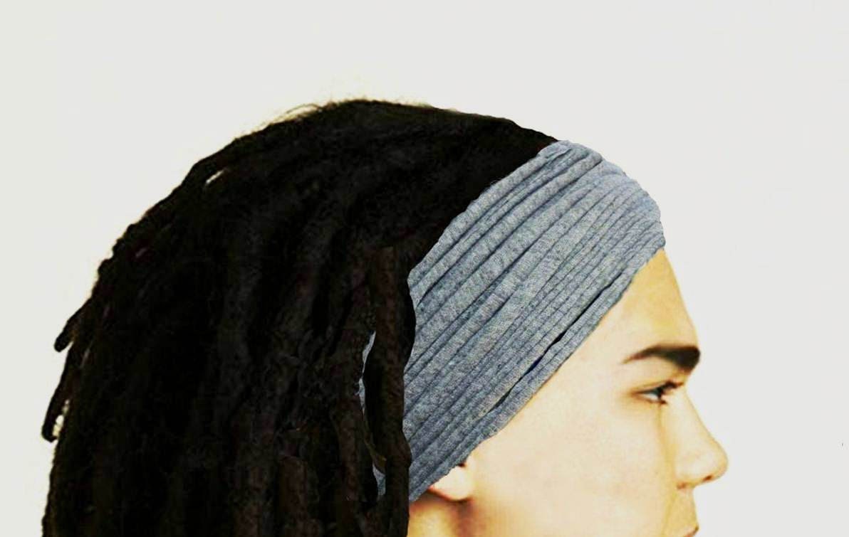 Mens Headband Dreadband Mens Hair Accessory Dreadlock Wrap