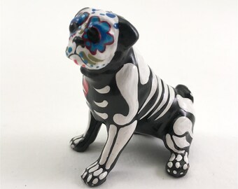 Pug sugar skull | Etsy
