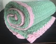Unique pink baby afghan related items | Etsy