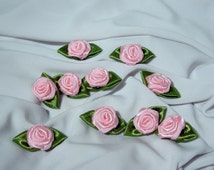 Popular items for pink ribbon roses on Etsy