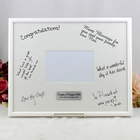 Personalised Birthday Signature Photo Frame with Stand