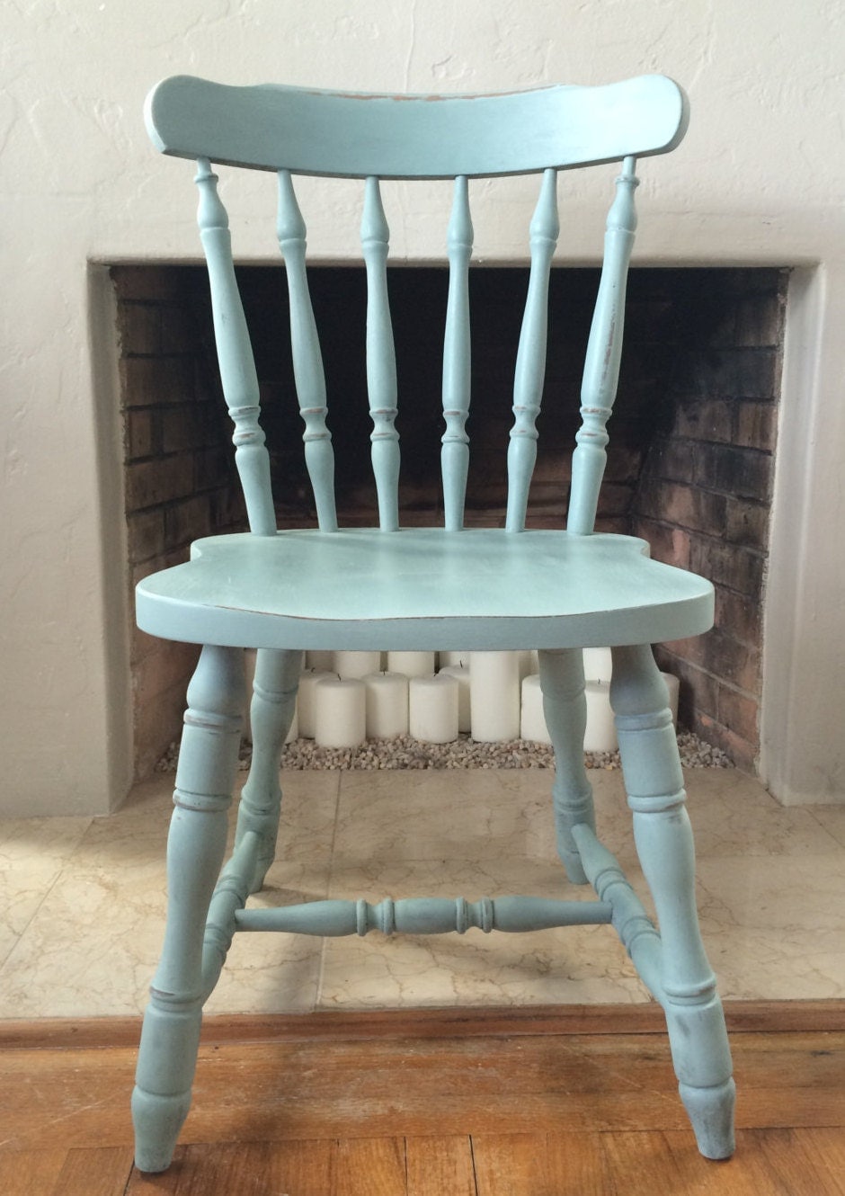 Vintage Antique French Blue Shabby Chic Wood Chair – Haute Juice