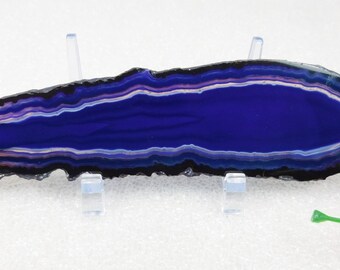 Purple agate slice | Etsy