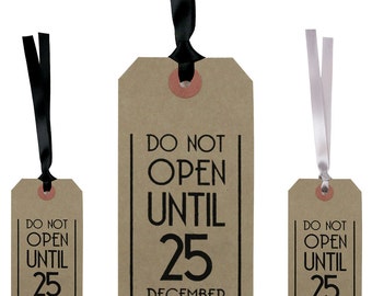 Do not open until | Etsy