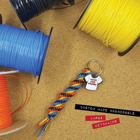 Large Custom Boondoggle Keychain