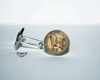 Police cufflinks | Etsy