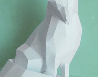 Items similar to A4, paper doll kit, Mika the nature keeper, paper fox ...