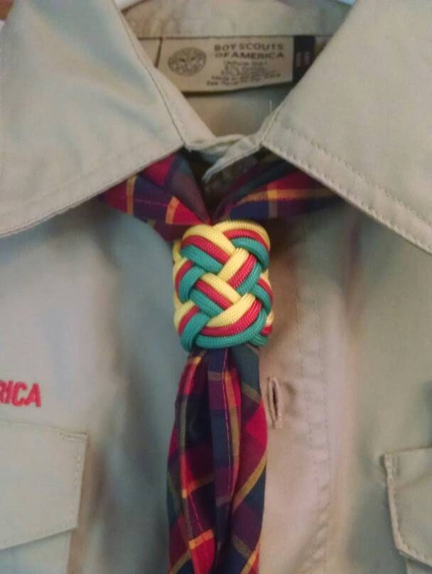 Webelos Woggle neckerchief slide for Cub or Boy Scout