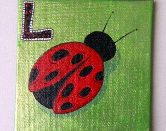 L is for ladybug | Etsy
